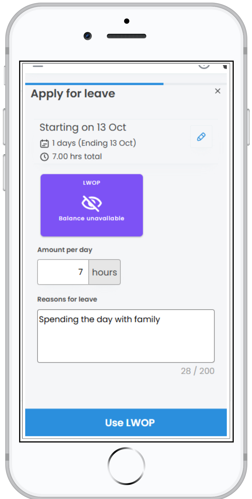 Applying for leave (casual employees) – Employee Portal